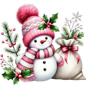 Christmas Snowman Clipart, Funny Snowman Clipart Cute Snowman Png ...