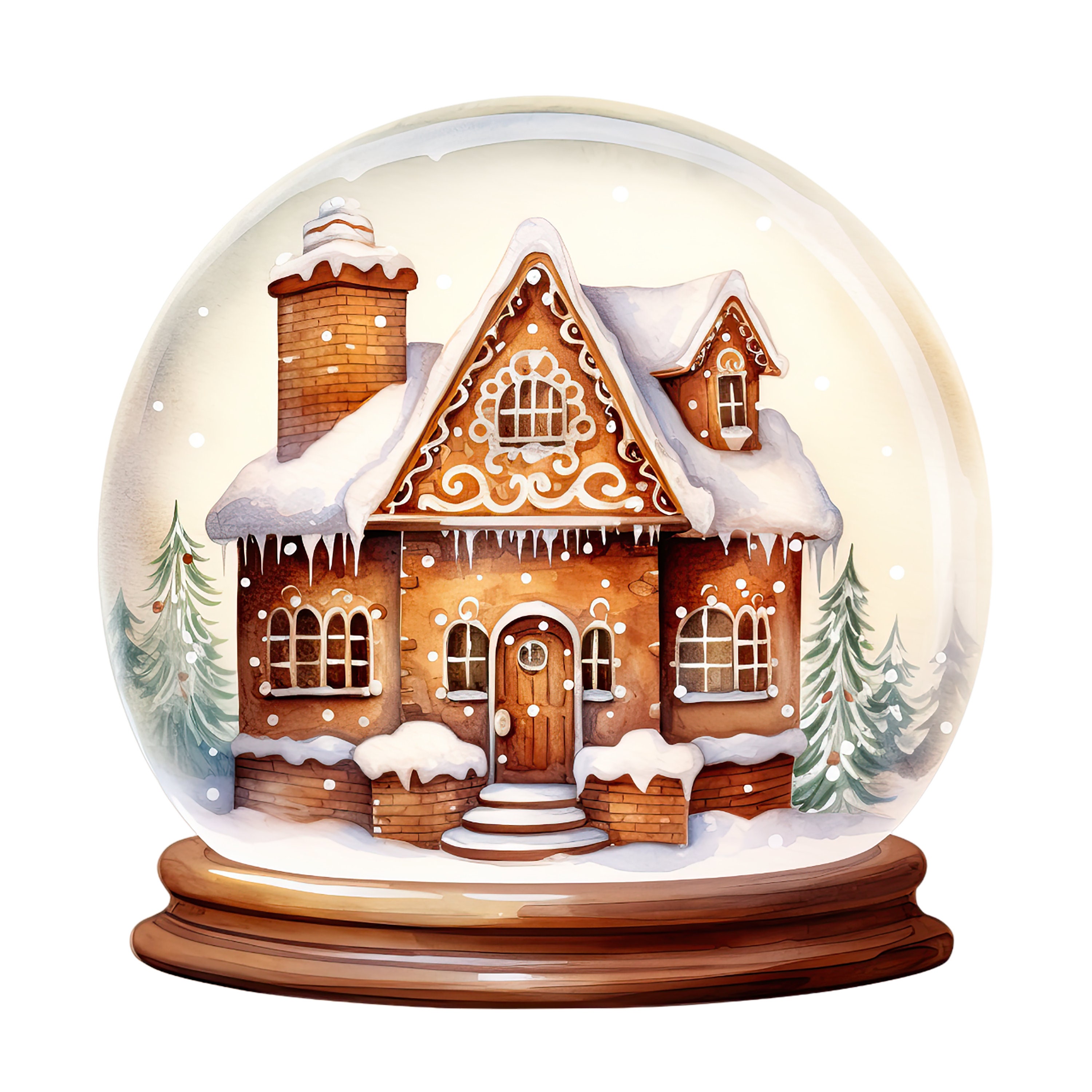 Christmas Snow Globe, Christmas Clipart, Snow Globe Clipart, Snow Globe ...
