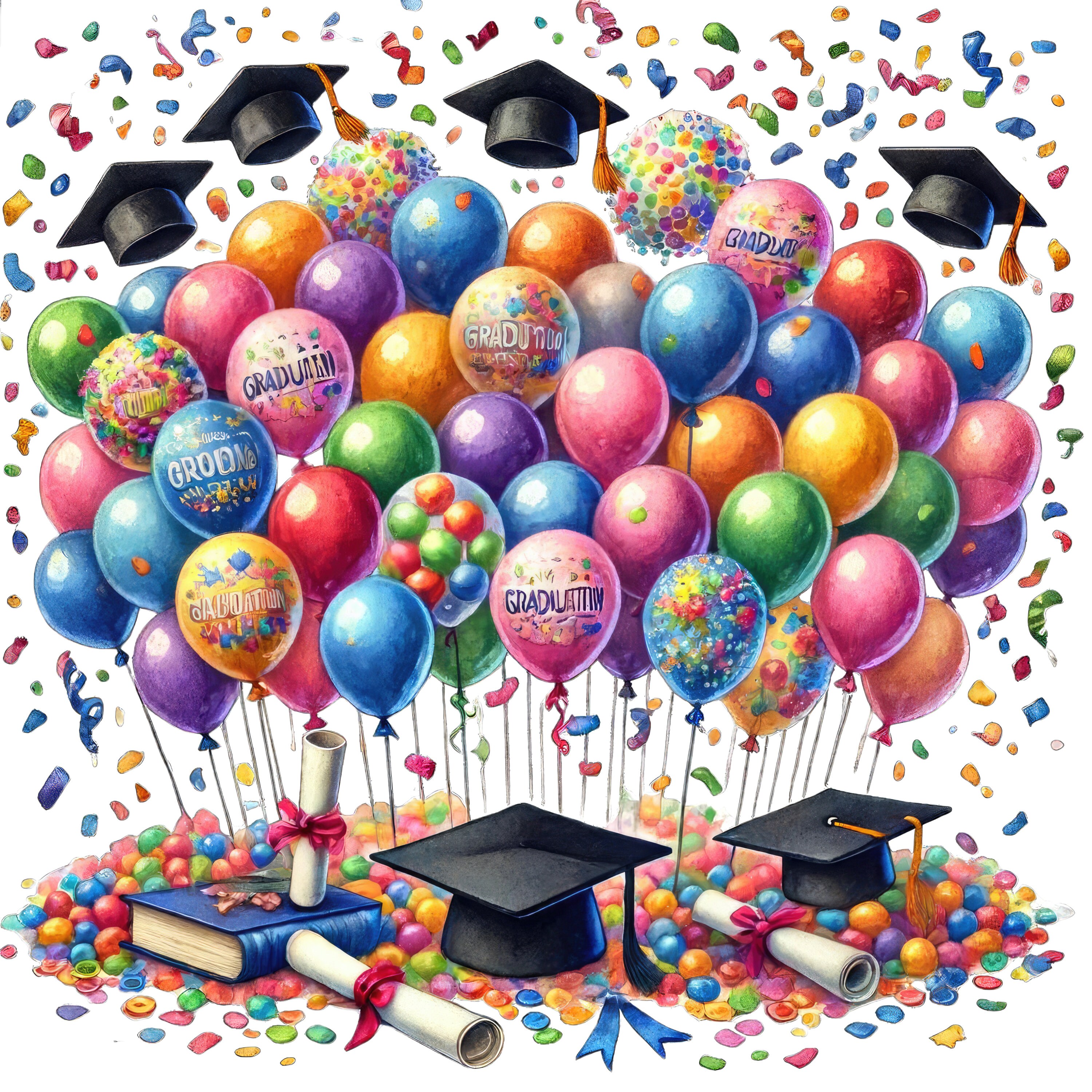 Graduation Clipart, Graduation Cap Png, Schoolmate Clipart, Students ...