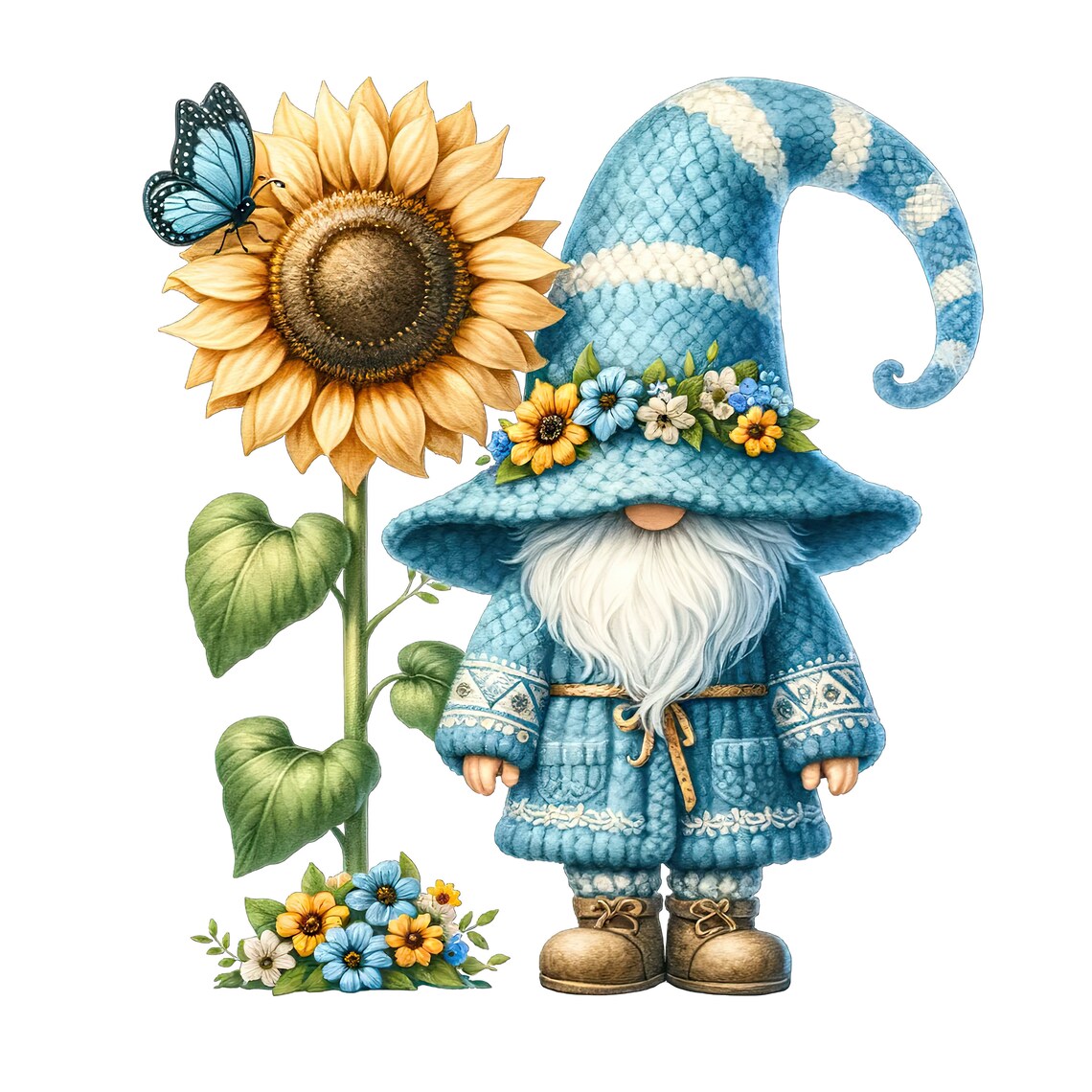 Spring Gnome Clipart, Gnome Clipart, Gnome Nursery, Spring Png, Garden ...