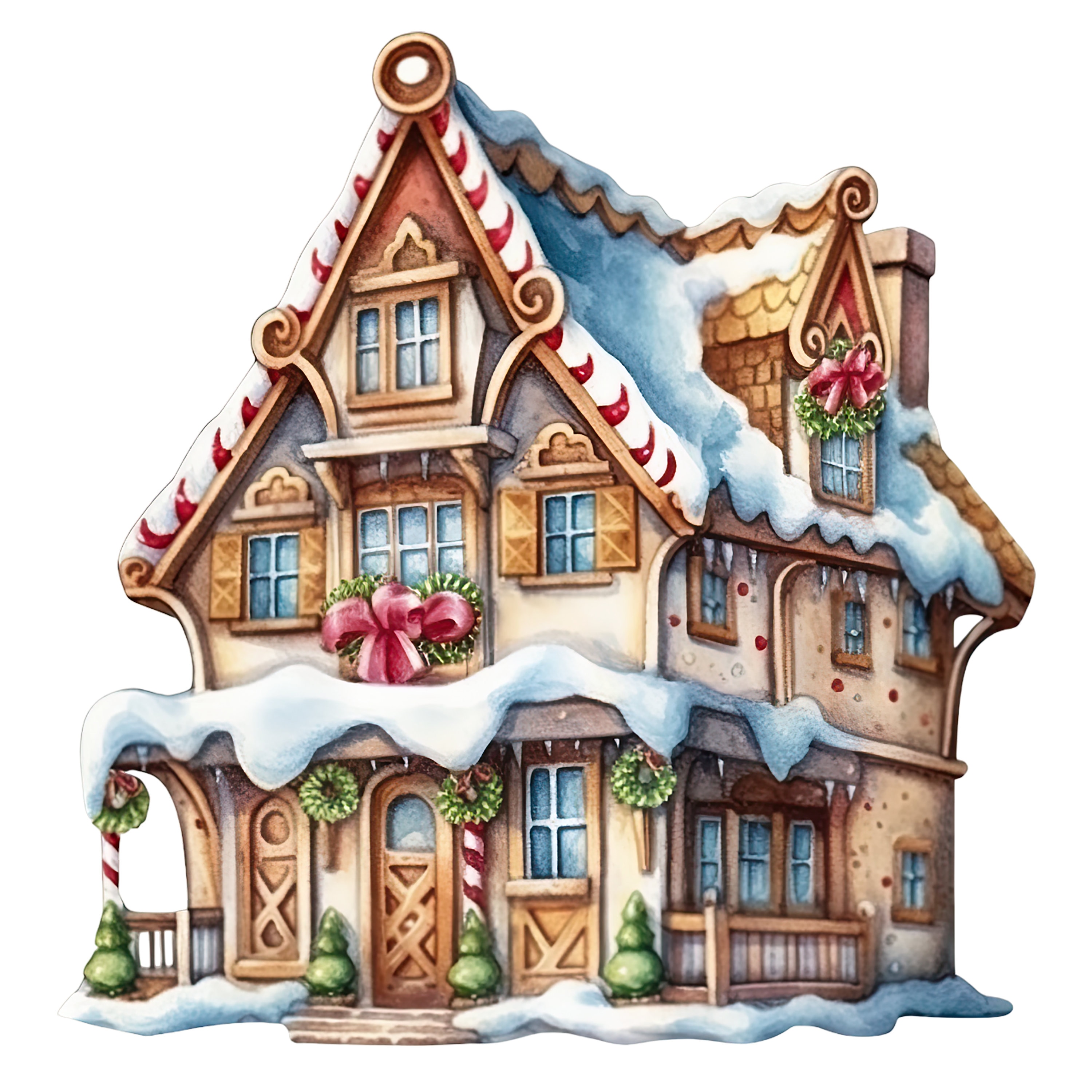 Gingerbread House Clipart, Christmas Gingerbread House Clipart ...