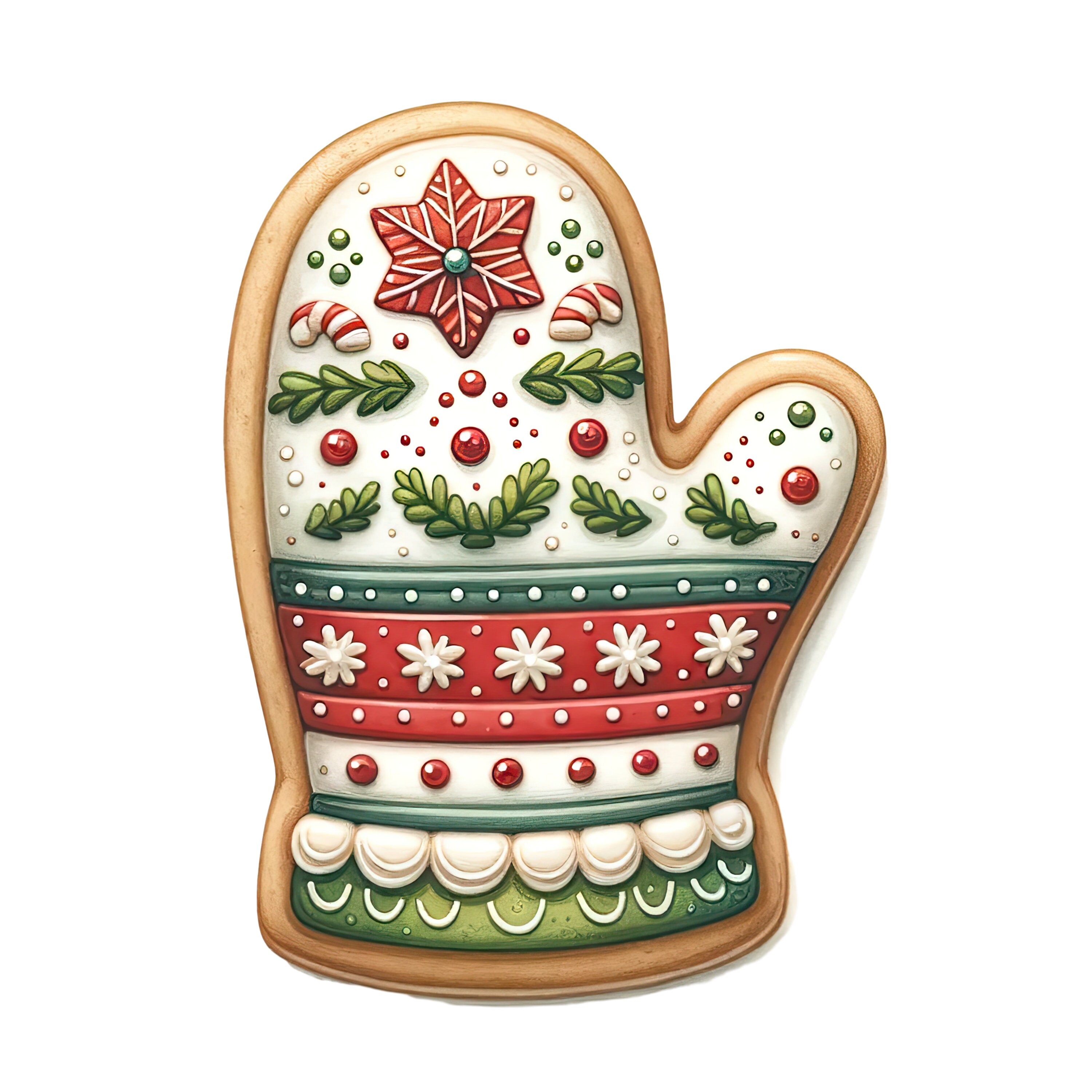 Christmas Cookie Clipart PNG Bundle: 26 Holiday Baking Illustrations ...