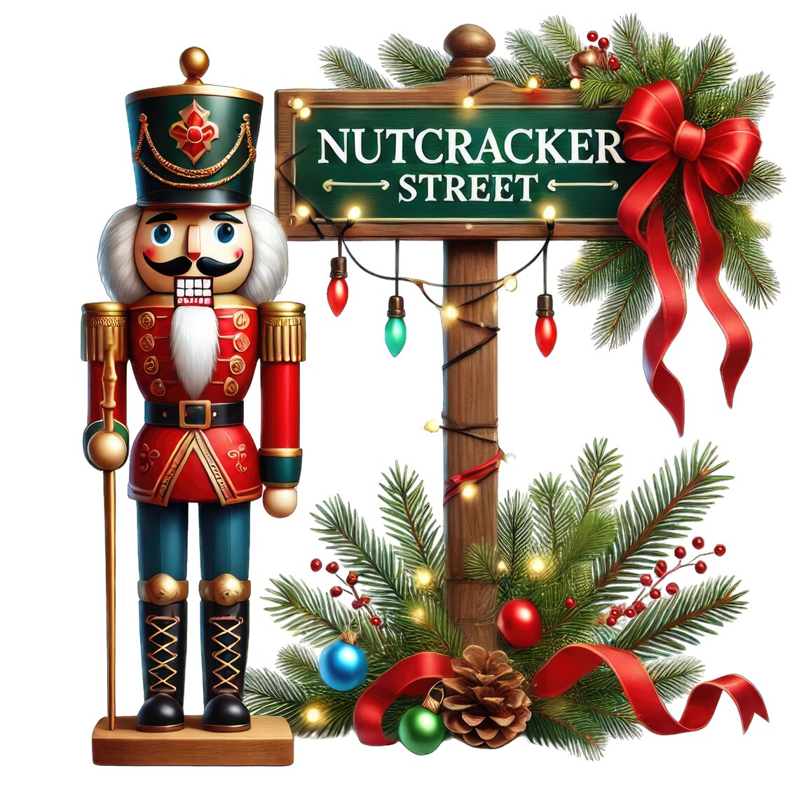 Christmas Signpost Clipart: Festive Holiday Signs (digital Download) - Etsy