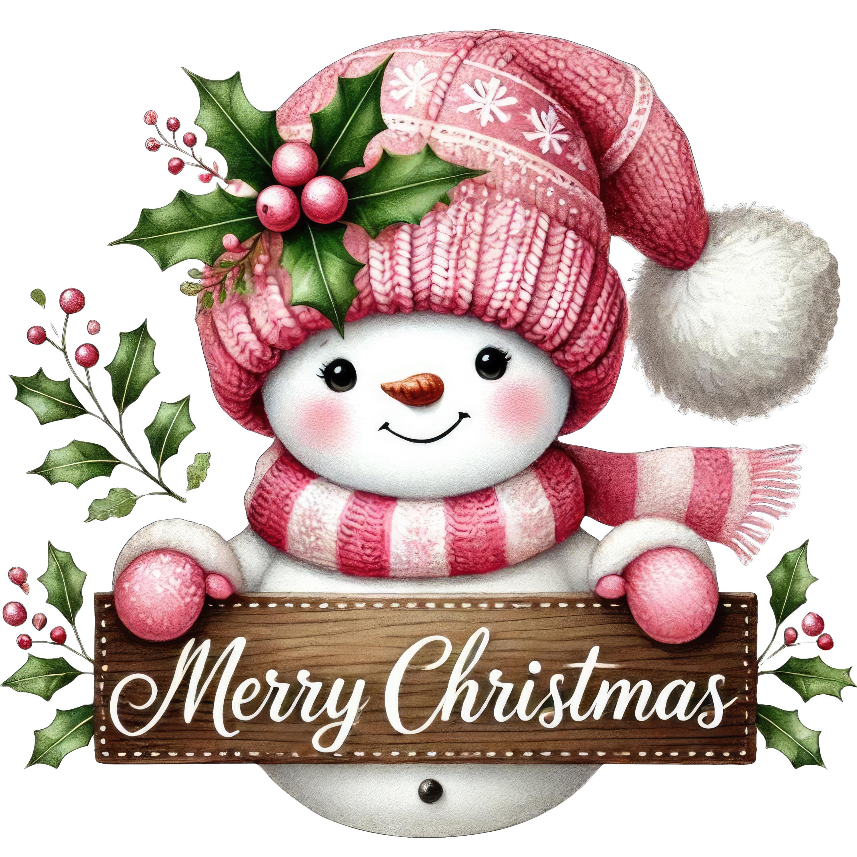 Christmas Snowman Clipart, Funny Snowman Clipart Cute Snowman Png ...