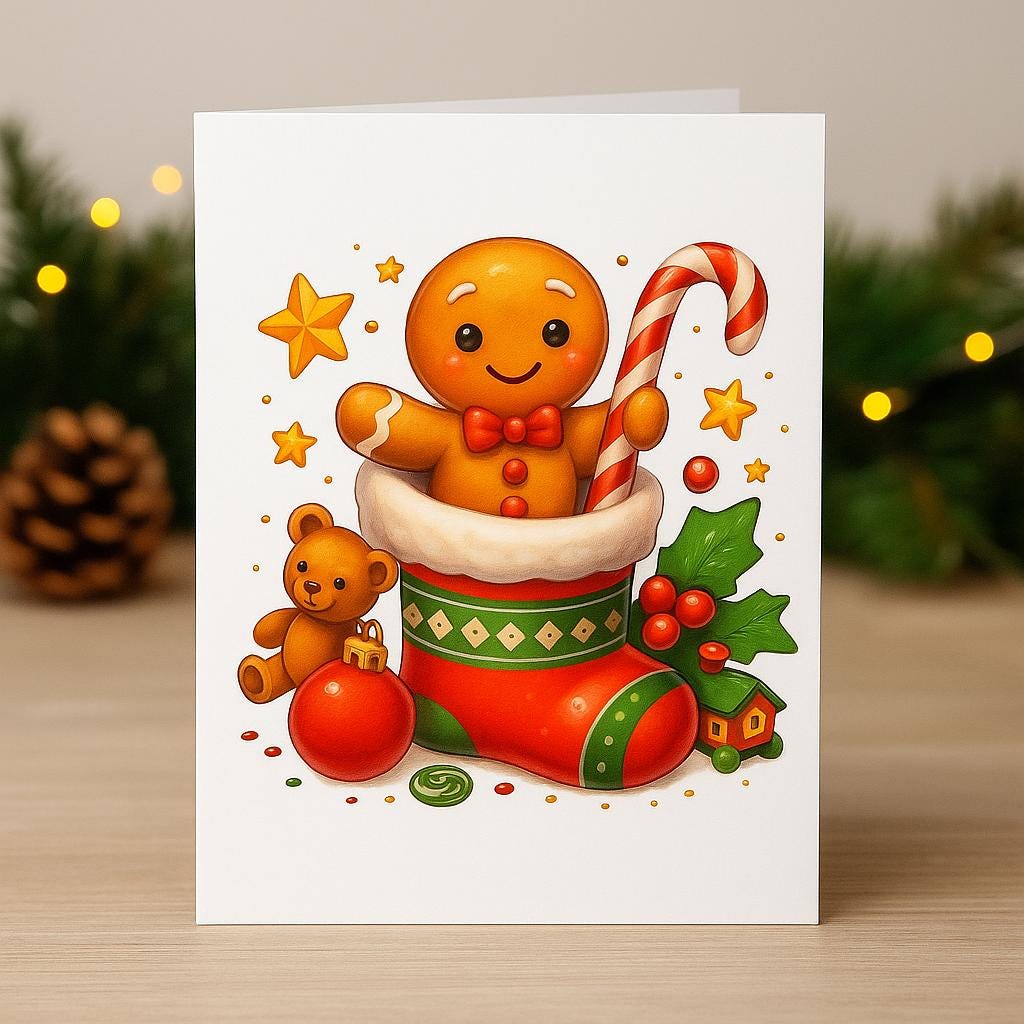 Christmas Gingerbread Man Clipart PNG Bundle, 33 Cute Holiday Cookie ...