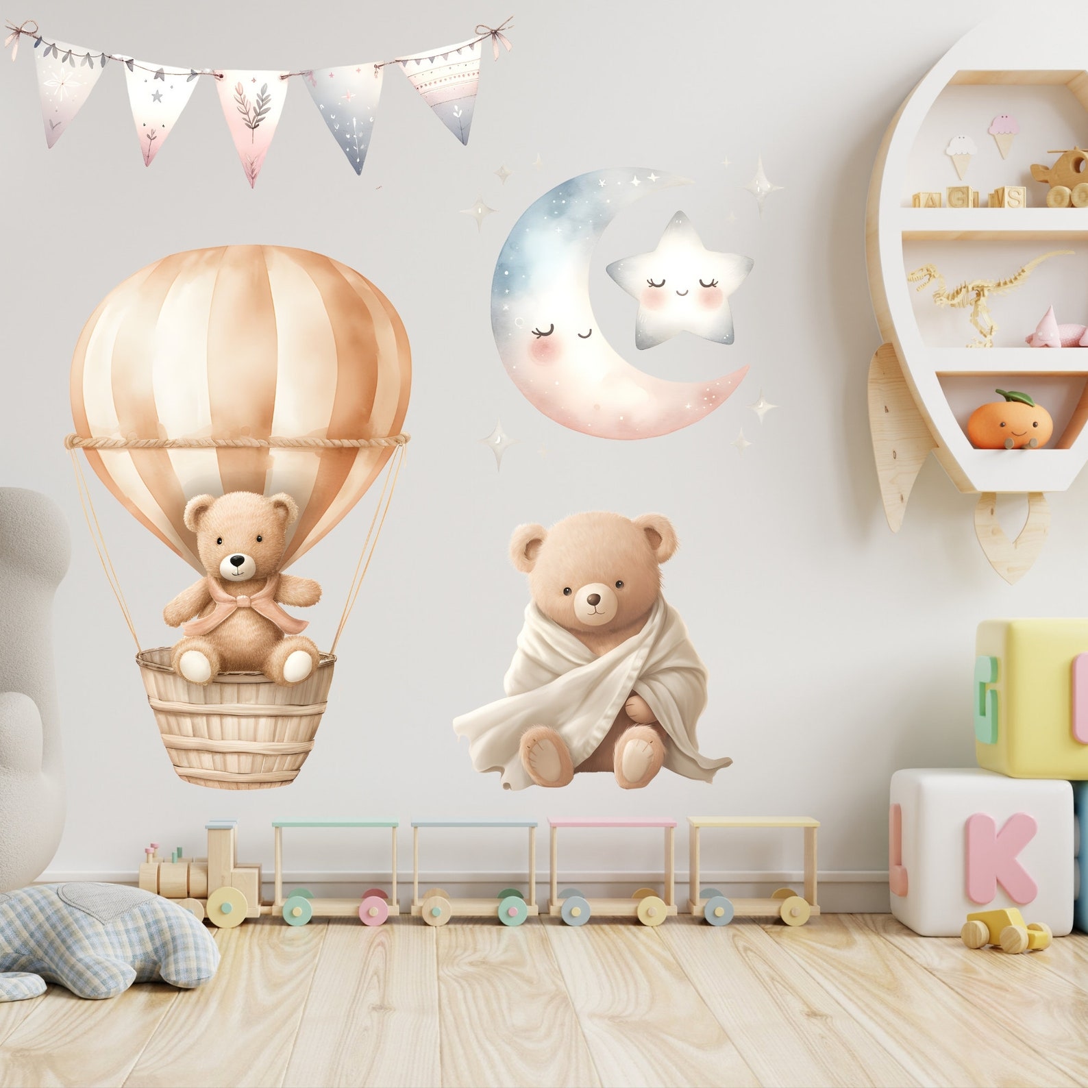 Teddy Bear Baby Shower, Teddy Bear Pattern, Baby Shower Watercolor ...