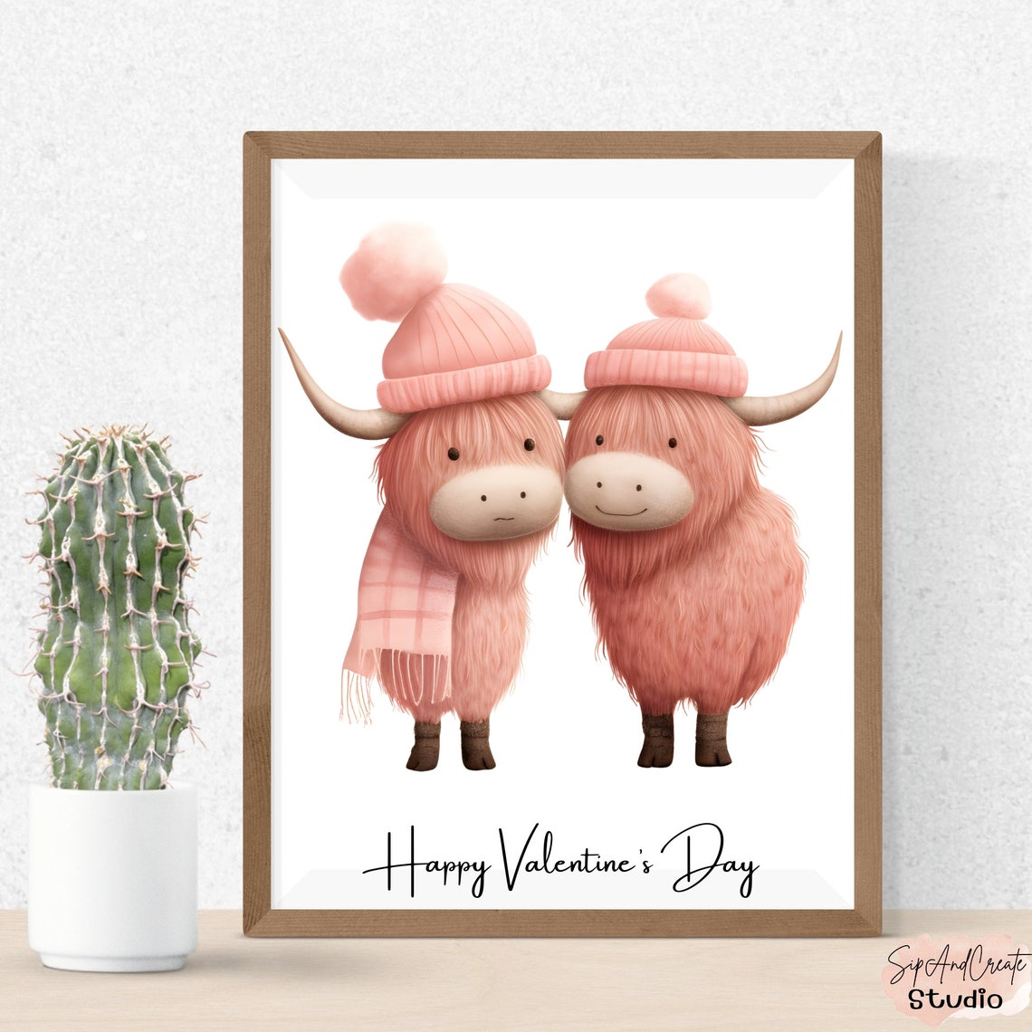 Watercolor Animal Couple Clipart: Valentine PNG Set (digital Download ...