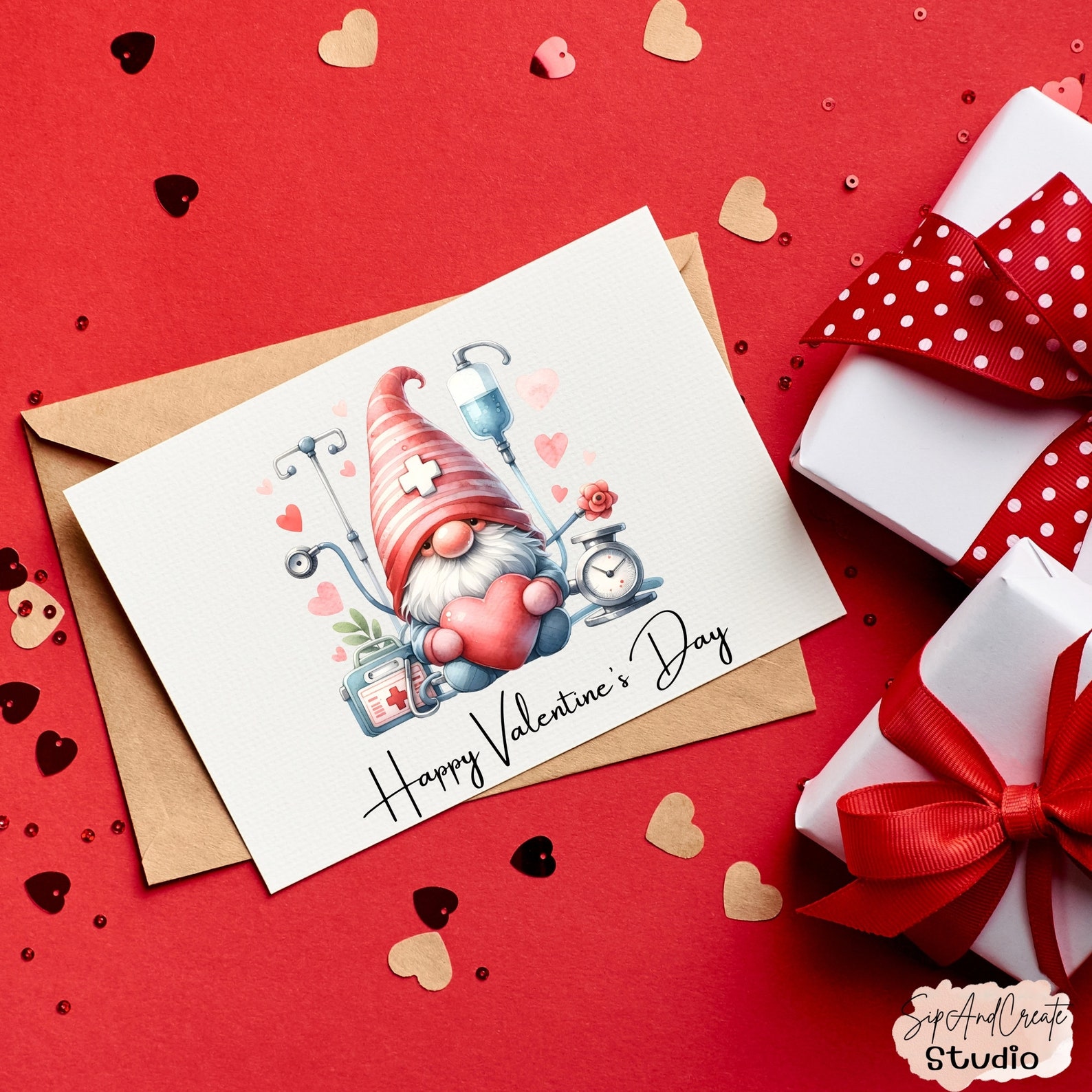 Gnome Nurse PNG, Gnome Doctor, Nurse Valentine PNG, Nurse Life Clipart ...