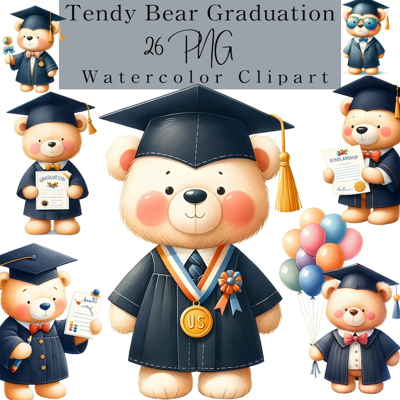 Bear Grad Svg - Etsy