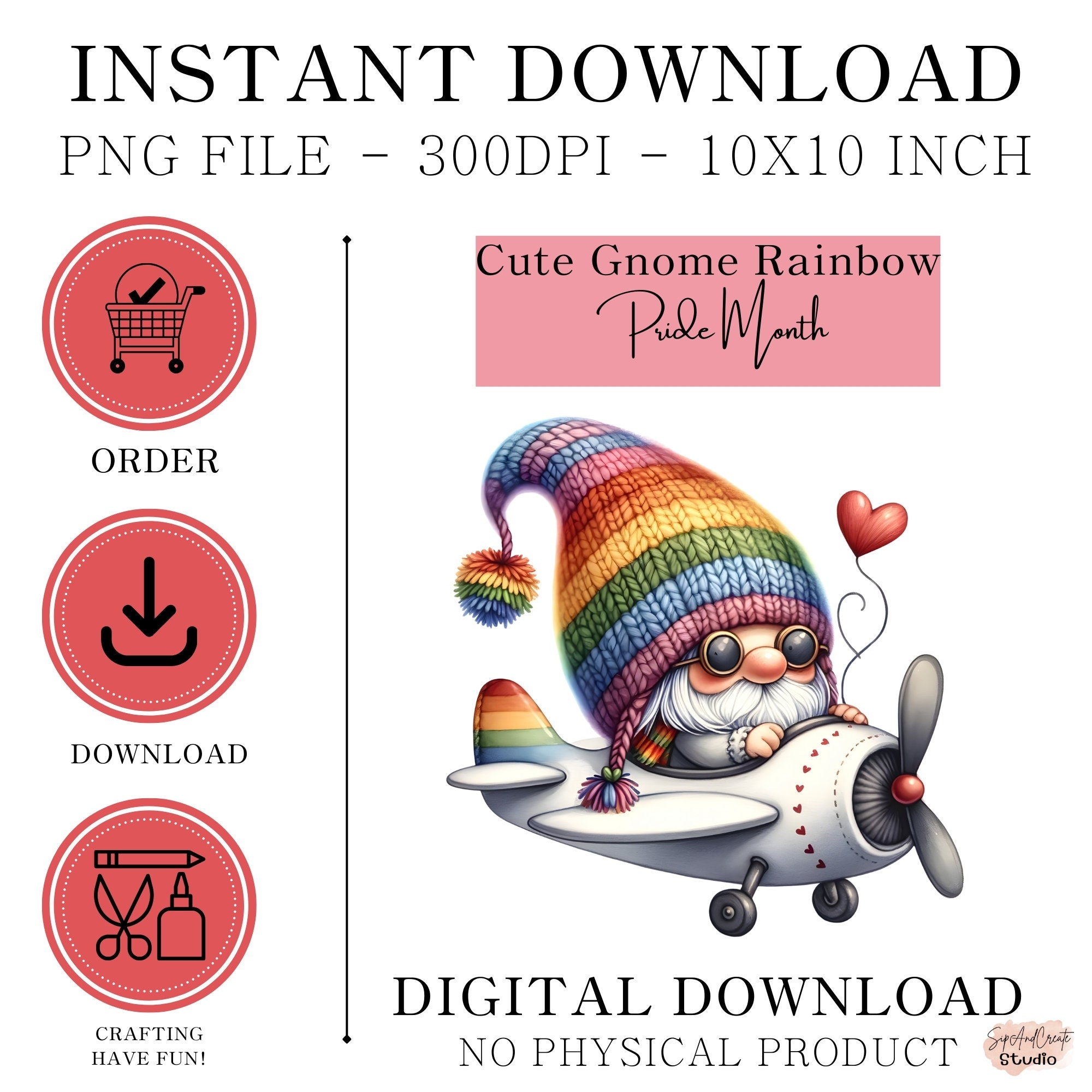 Pride Gnome Watercolor Clipart, Gnome Pride Month, LGBTQ Gnome, Couple ...