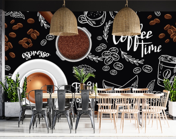 Time for Coffee Wallpaper / Excellent Coffee Wallpaper / Cafe Wallpaper ...