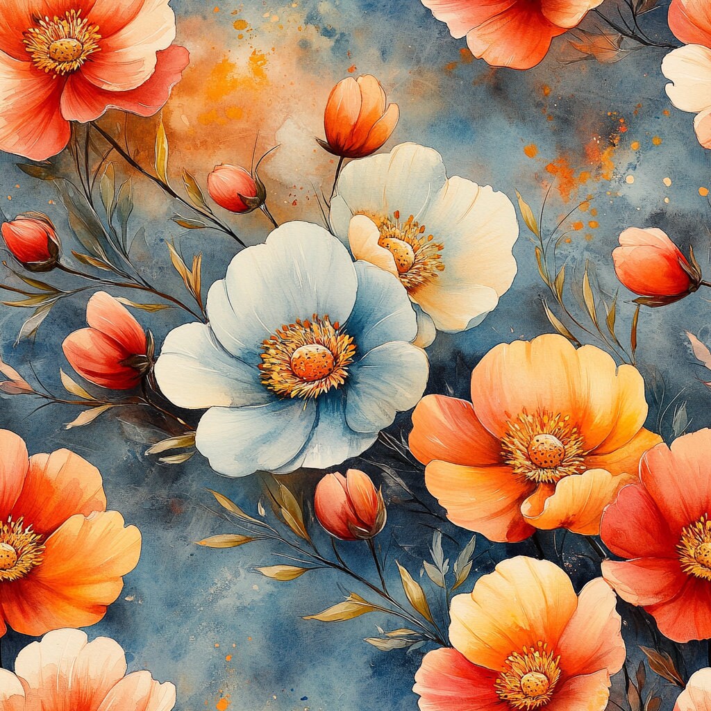 Simple, Beautiful Design of Flowers - Etsy