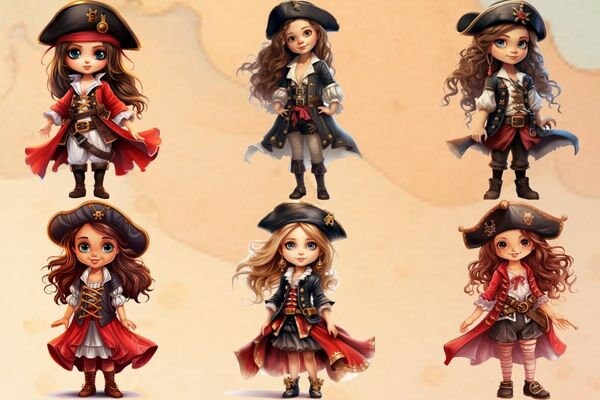 Cute Little Pirate PNG Sublimation Clipart Design - Etsy