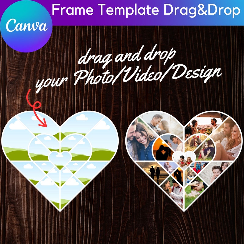 Heart Collage - Etsy