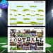 Football Photo Collage Template: Customizable Senior Night Gift ...