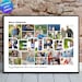 Retirement Photo Collage Template: Customizable Memory Poster (digital ...