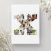 Letter X Photo Collage Canva Frame Template (digital Download) - Etsy
