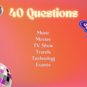 Y2K Trivia Game: 2000s Music, Movies & Trends (digital Download) - Etsy