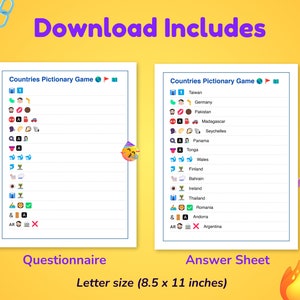 Emoji Pictionary Game Bundle 2: Movies, Anime, & More (PDF Download) - Etsy