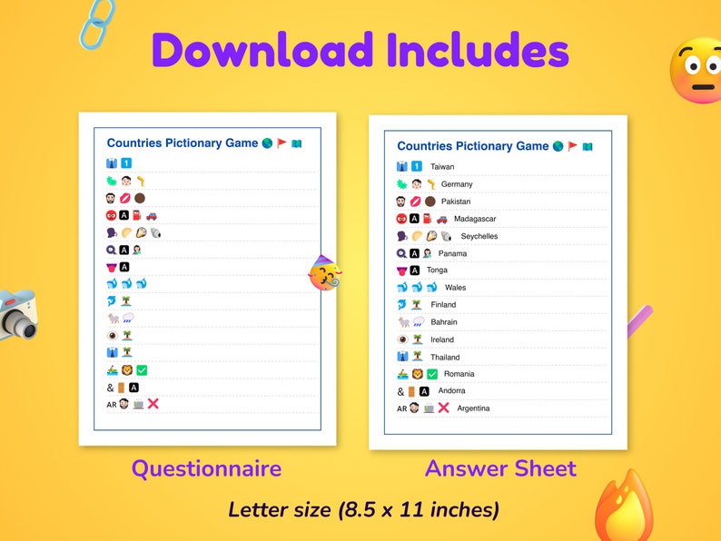 Emoji Pictionary Trivia 2 | Emoji Pictionary Game | Emoji Pictionary ...