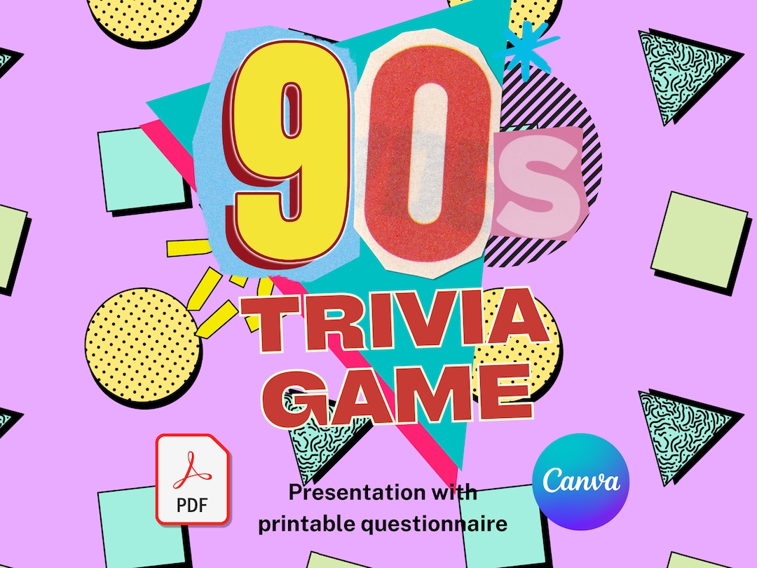 90s Party Game | 90s Movies Game | 90s Music Game | 90s Trends | 90s ...