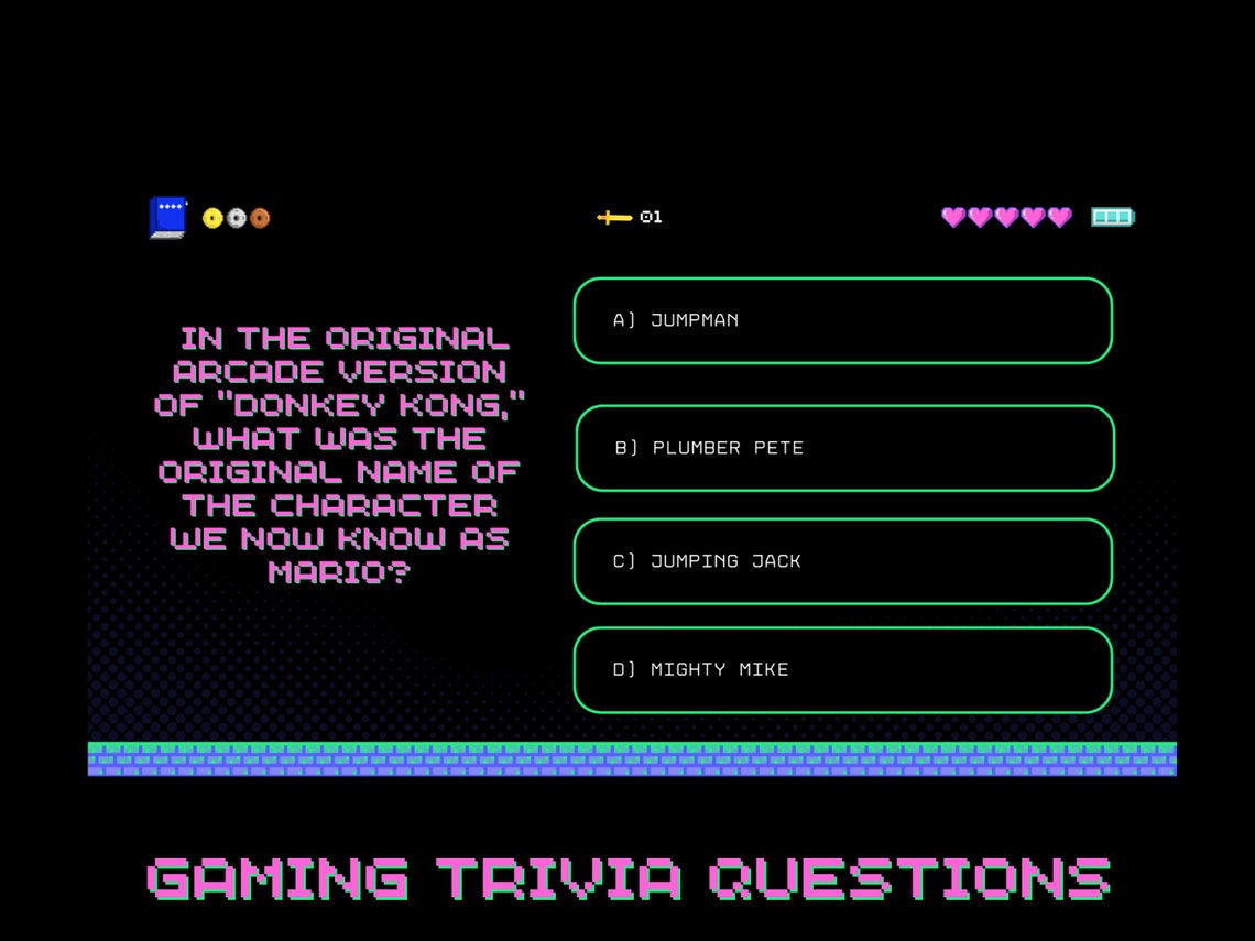 Gaming Trivia | Gaming Quiz | Gaming Trivia Quiz | Retro Gaming Game ...