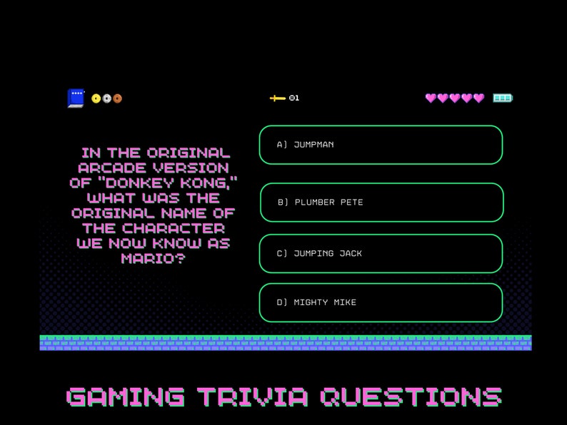 Gaming Trivia | Gaming Quiz | Gaming Trivia Quiz | Retro Gaming Game ...