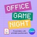 Office Party Games | Printable Office Game | Fun Office Work Game ...