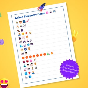 Anime Emoji Game | Anime Trivia Game | Anime Quiz | Anime Character ...
