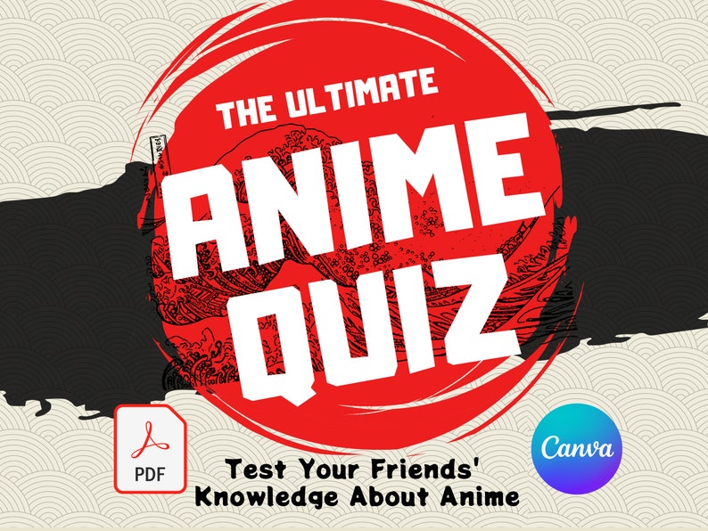 The Ultimate Anime Quiz | Anime Party Game | Anime Party Themed Game ...