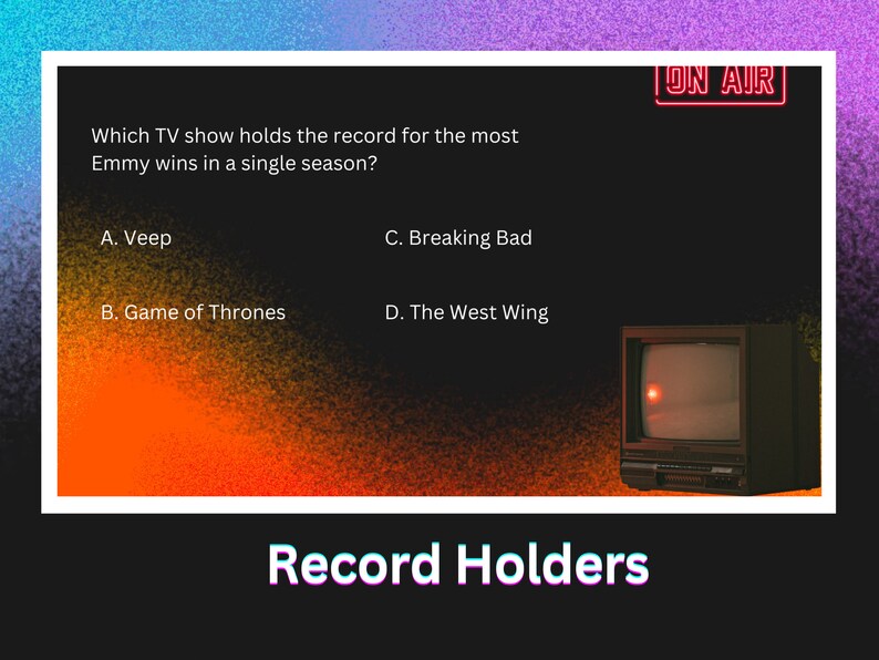 TV Shows Trivia Game: Comedy Series Quiz (printable & Presentation) - Etsy