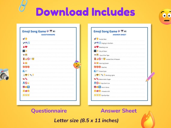Emoji Song Quiz Emoji Song Game | Emoji Game | Emoji Pictionary