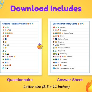 Sitcoms Game | Comedy TV Series Emoji Pictionary | TV Series Game ...