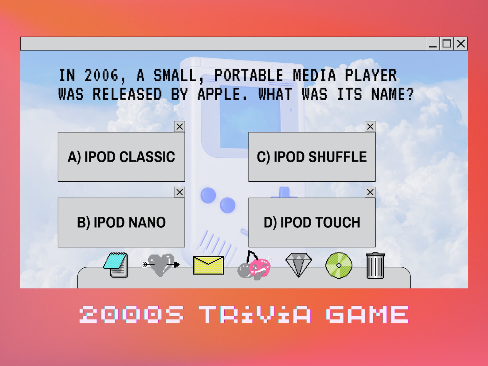 2000s Party Game | Y2K Party | Y2K Music Game | 2000s TV Shows Trivia ...