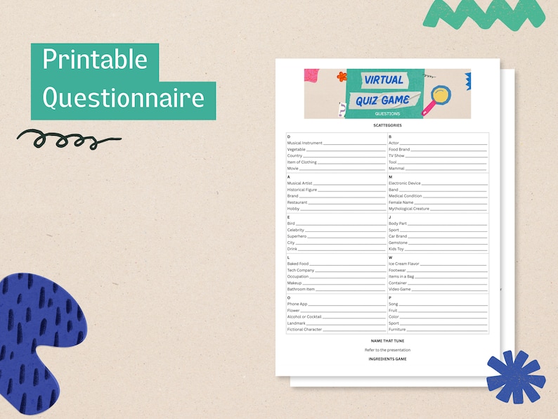 Virtual Games Night | Party Games Digital | Virtual Trivia Party ...