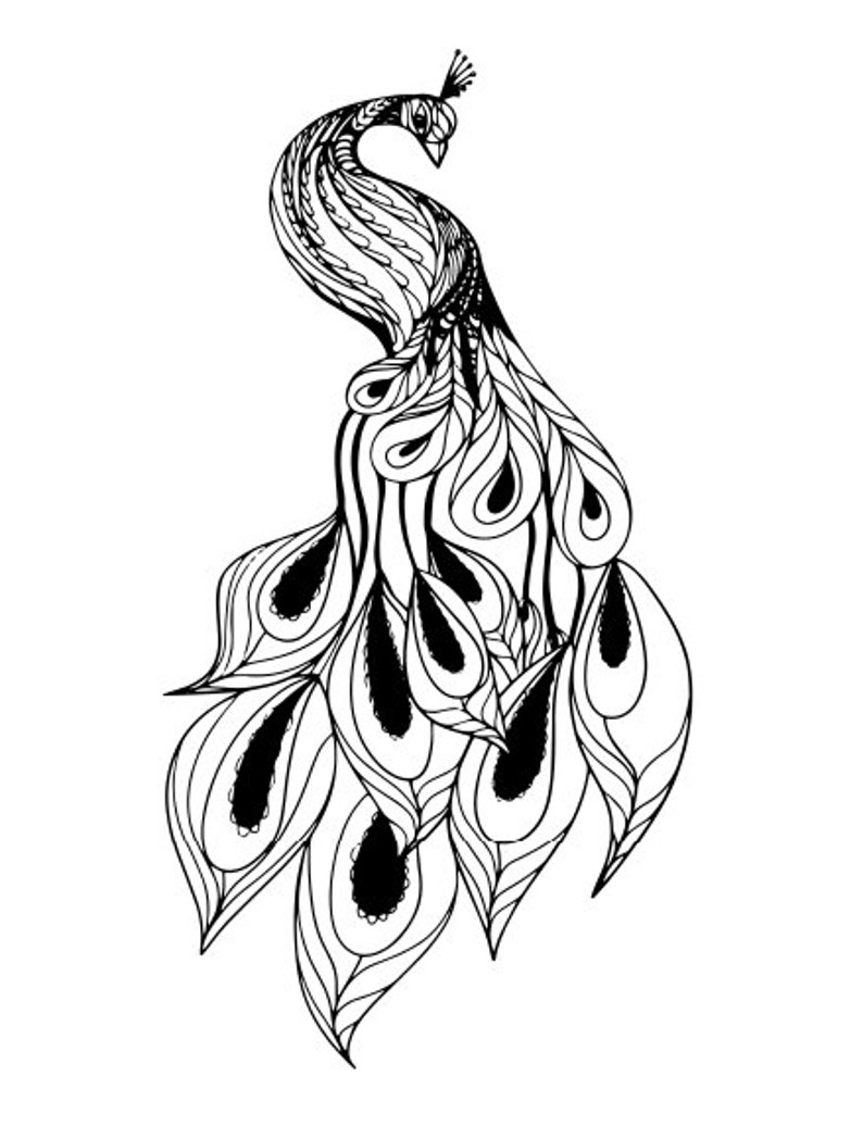 30 Animal Coloring Pages - Etsy