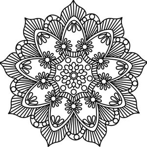30 Pages Mandala Coloring Pages - Etsy