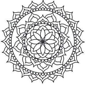 30 Pages Mandala Coloring Pages - Etsy
