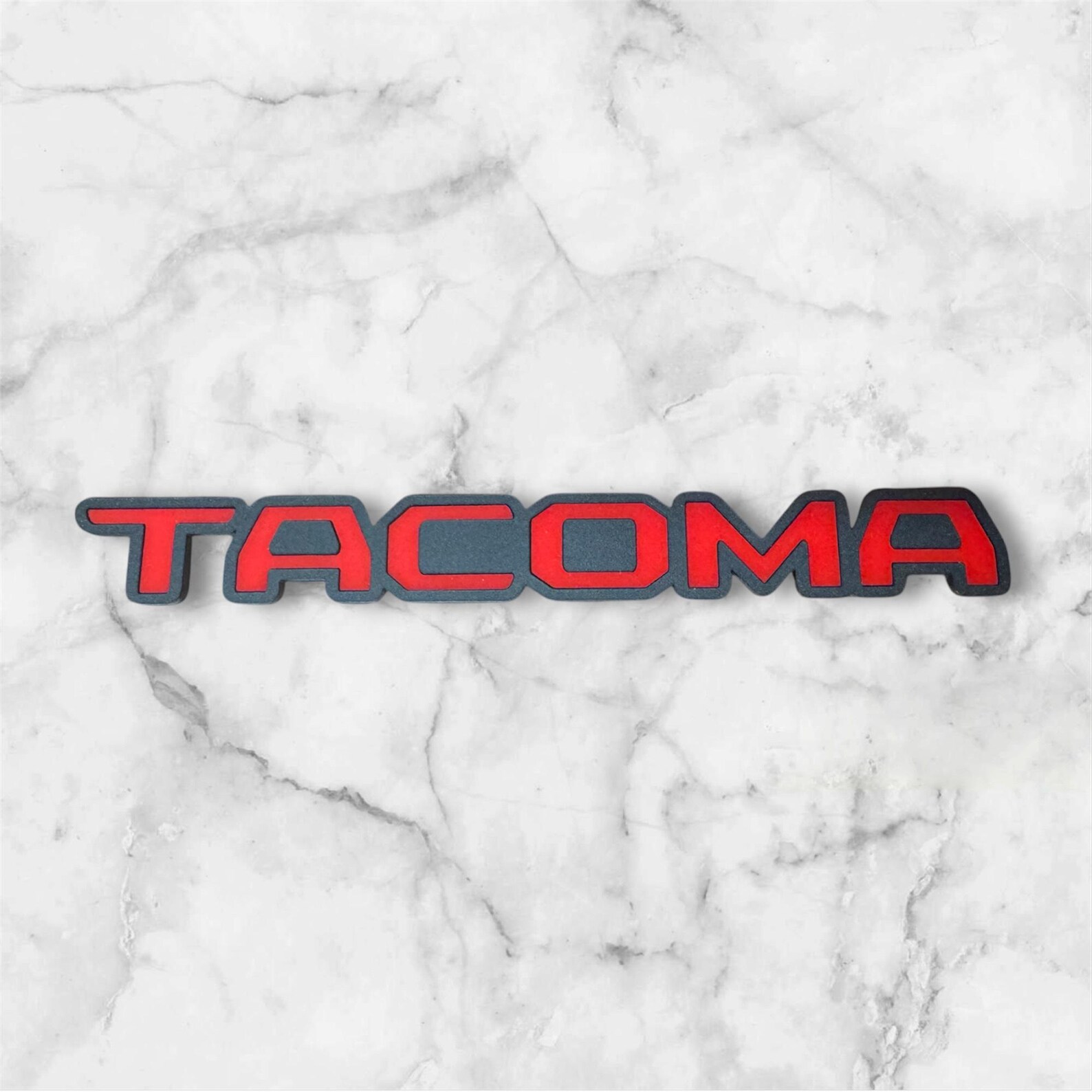 Toyota Tacoma Acrylic Badge Emblem With 3M Auto Grade Adhesive 8.5" X 1 ...