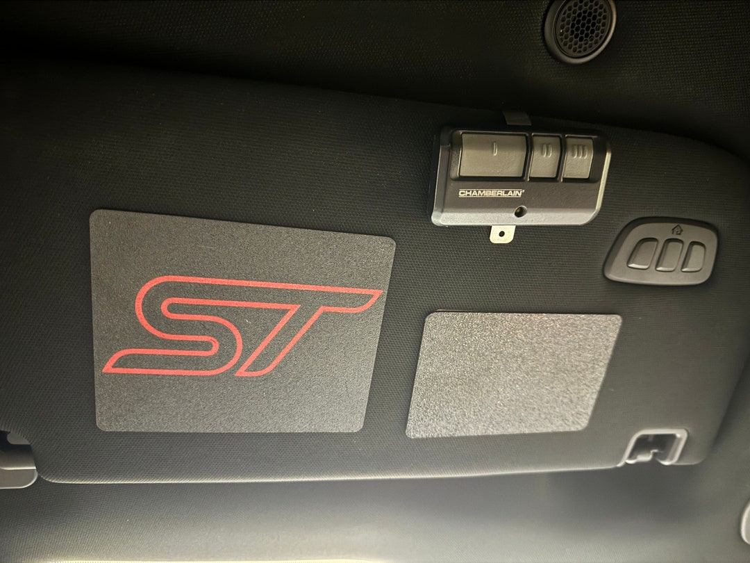 ST Sun Visor Warning Label Covers - NOT a Sticker High Quality Set of 3 ...