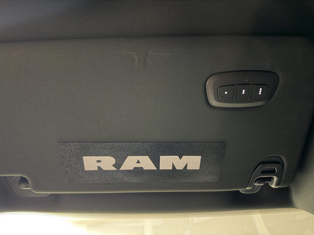 RAM Sun Visor Warning Label Covers - NOT a Sticker - Set of 2 - Etsy