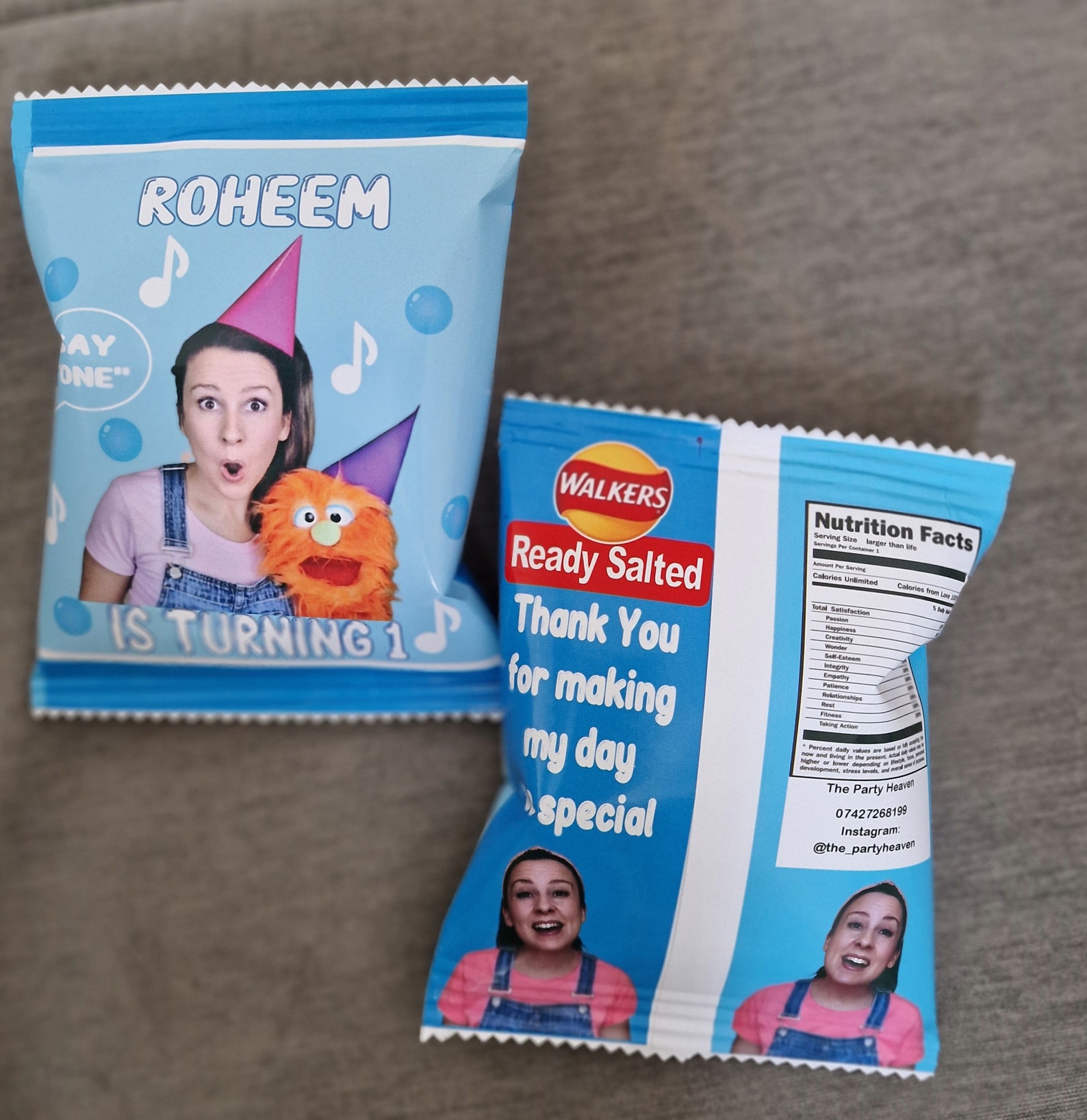 Ms Rachel Personalised Crisp Packets for All Occasions - Can Be Made in ...