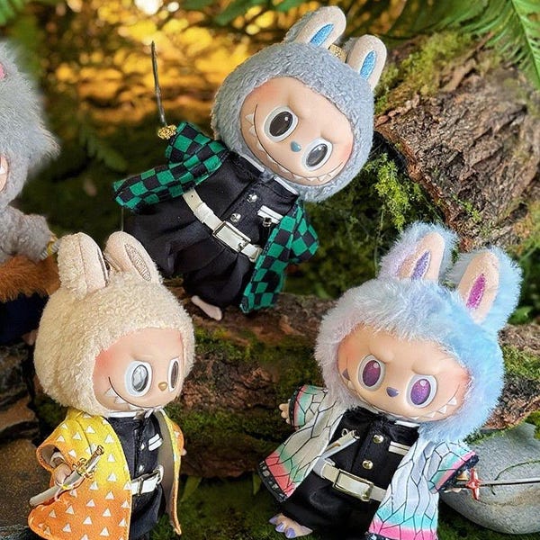 Labubu Demon Slayer - Etsy