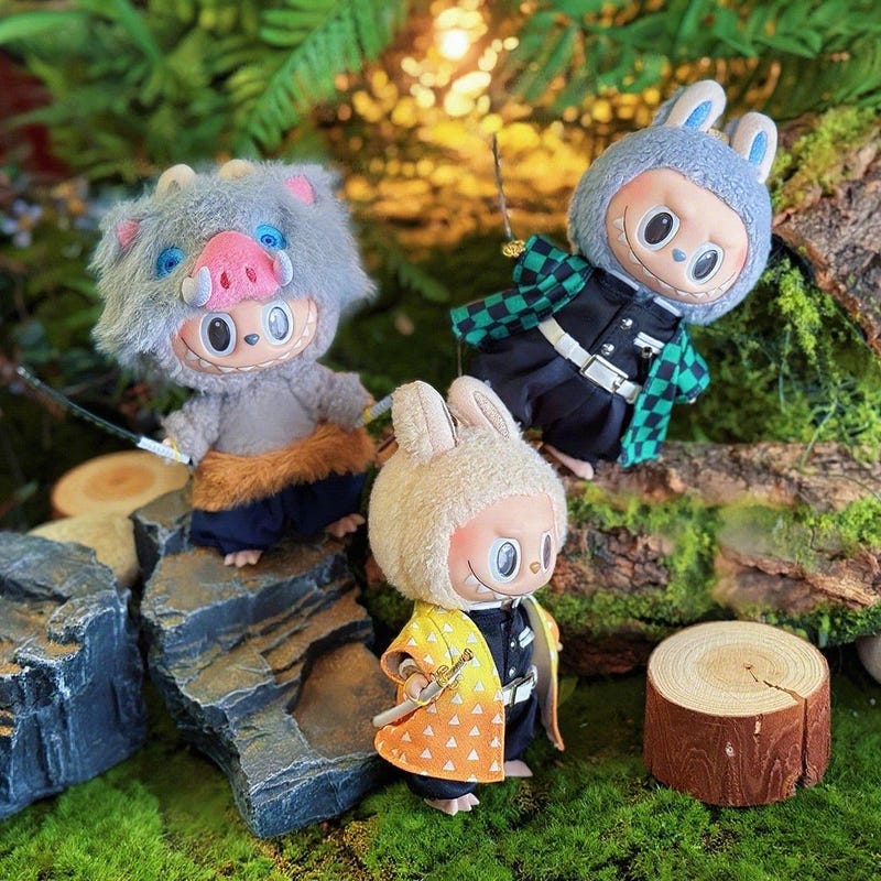 Labubu Demon Slayer - Etsy