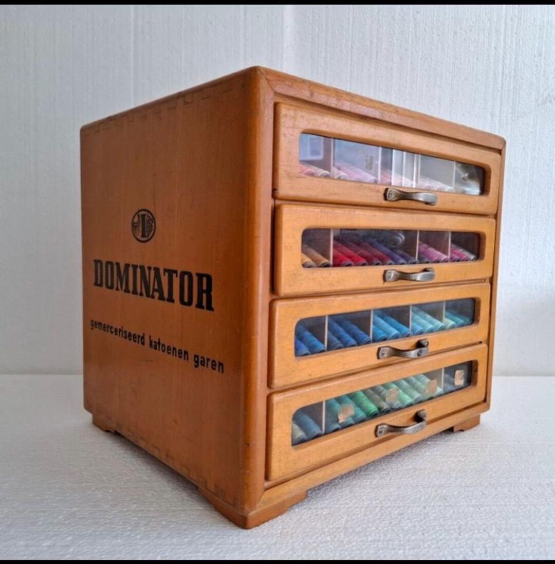 Sewing Thread Cabinet / Haberdashery Cabinet / Yarn Cabinet / Sewing ...
