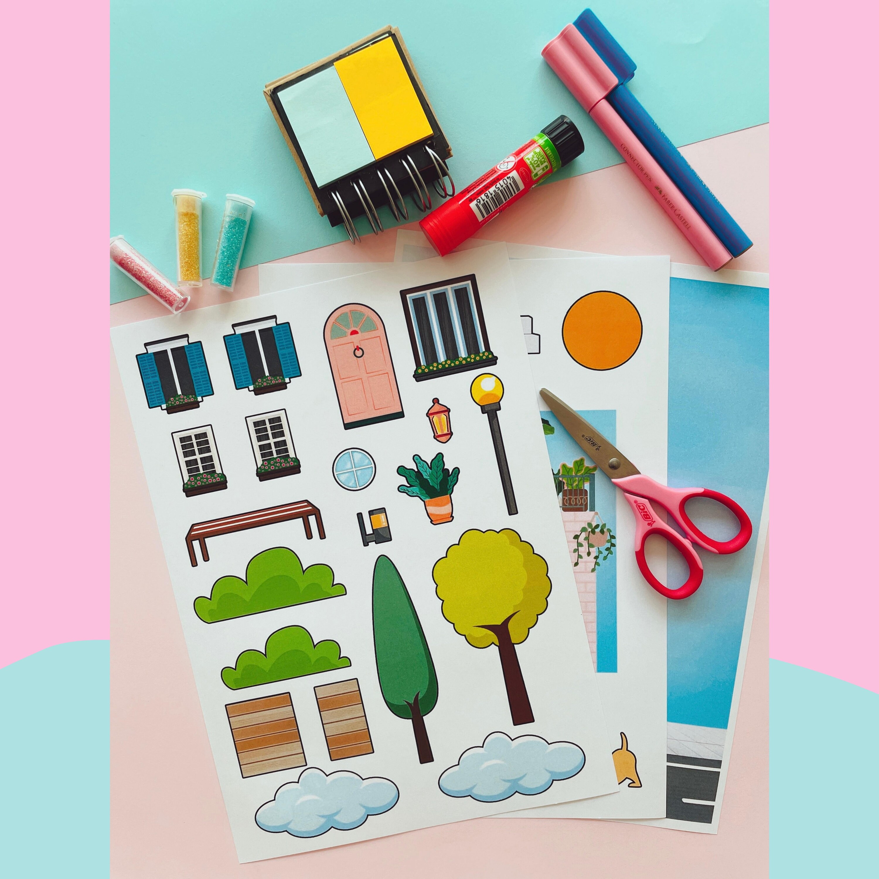 DIY Cut and Paste Printable Paper Craft Activities for Kids - Etsy Ireland