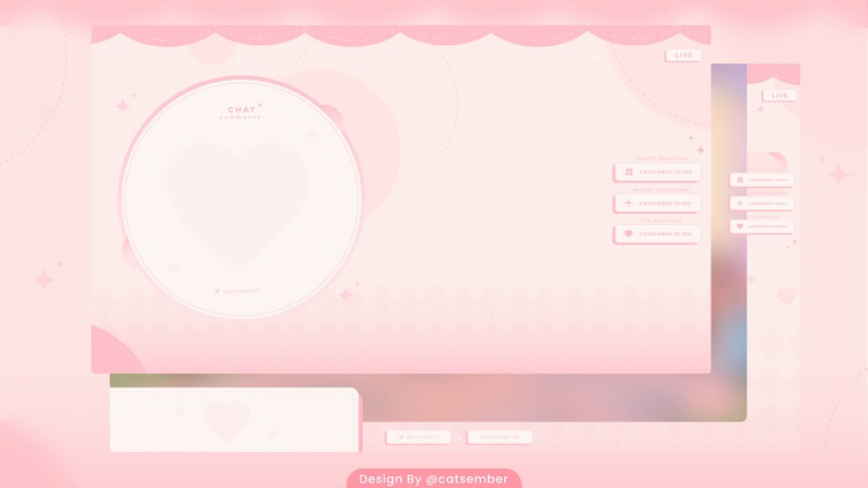 Fluffy Pink Overlays Pack - Etsy