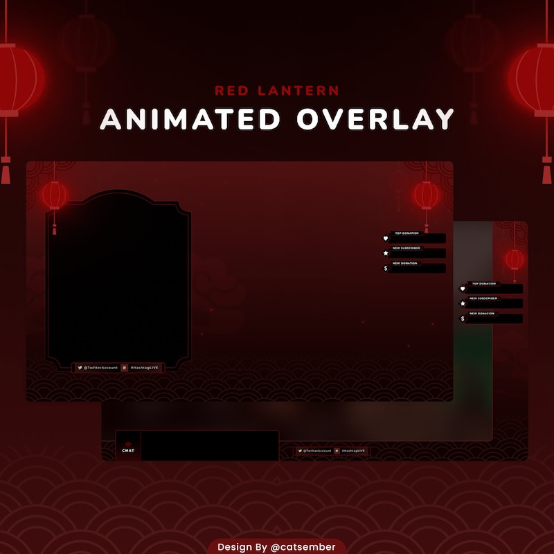 3ds Twitch Overlay - Etsy