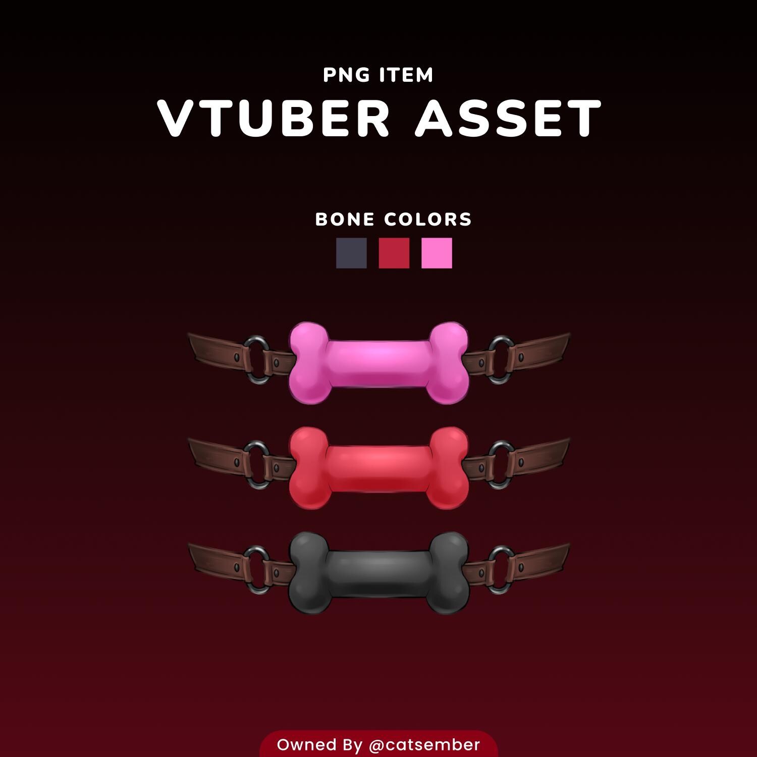 Vtuber Mouth Gag Asset: PNG Mouth Plug Prop (digital Download) - Etsy