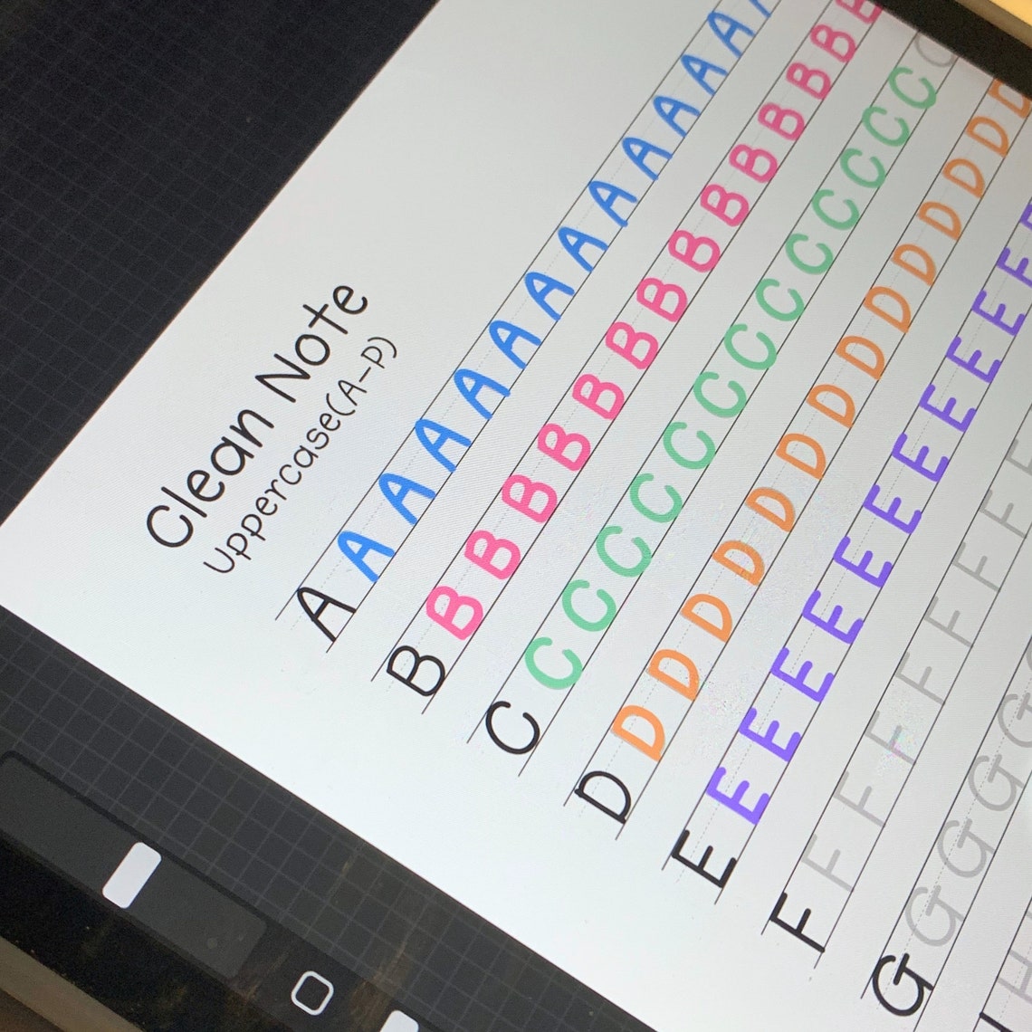 Handwriting Worksheet, Neat Handwriting, Digital Workbook, Printable ...